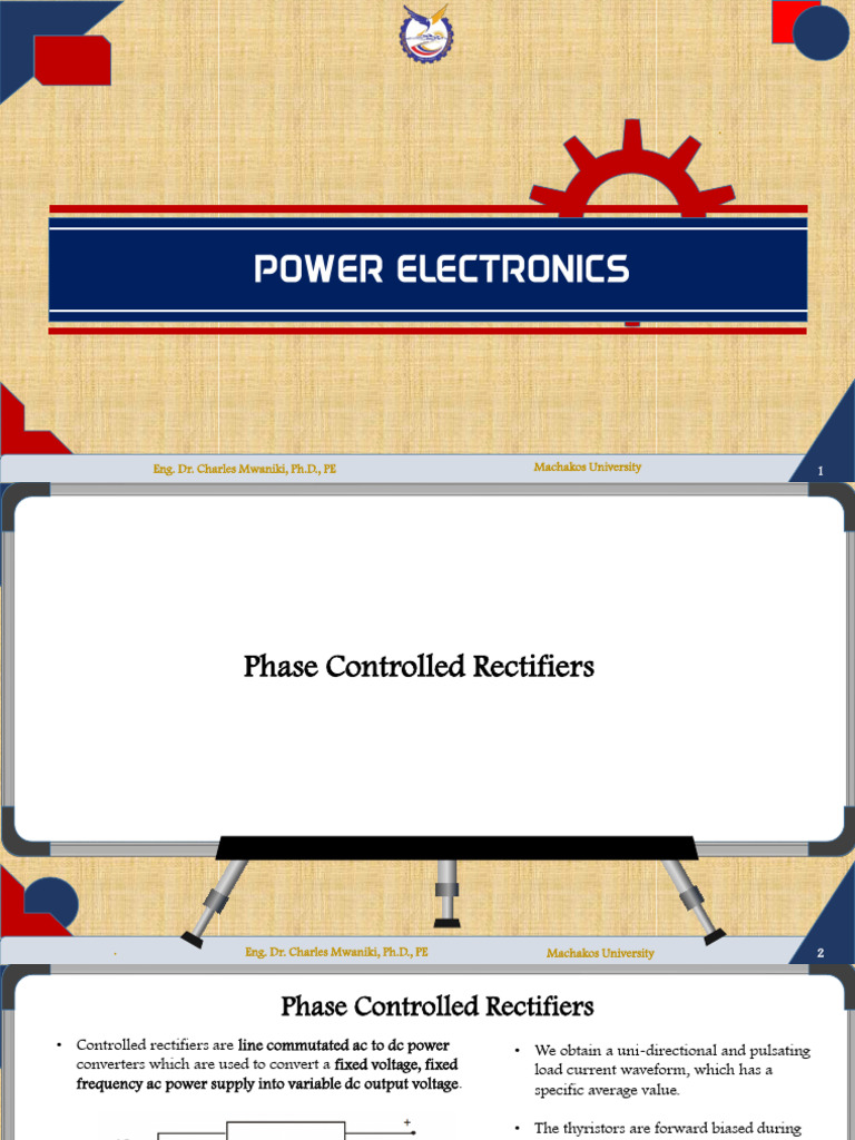 Half Wave Fully Controlled Rectifiers | PDF | Rectifier | Direct Current