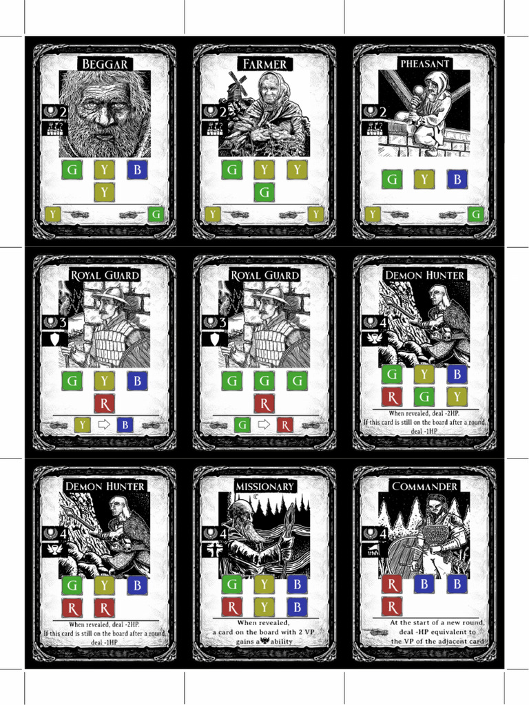 Demonic Possession Cards | PDF