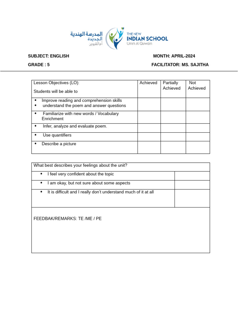 Grade 5 - CH 2 - Notes (Leisure) | PDF | Reading Comprehension ...