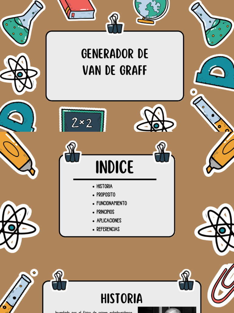 Presentación de Van de Graff | PDF | Generador eléctrico | Electricidad
