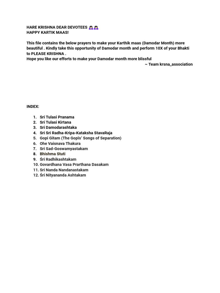 Damodar Maas Rules | PDF