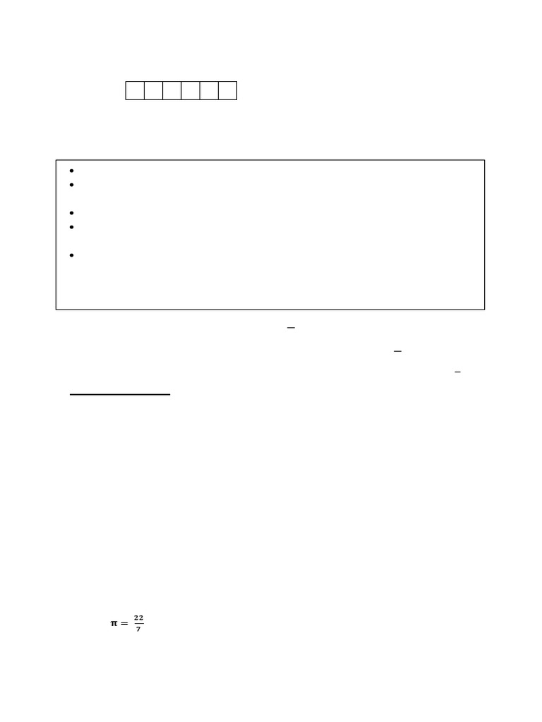 SET-2 (MATH STD) | PDF | Area | Circle