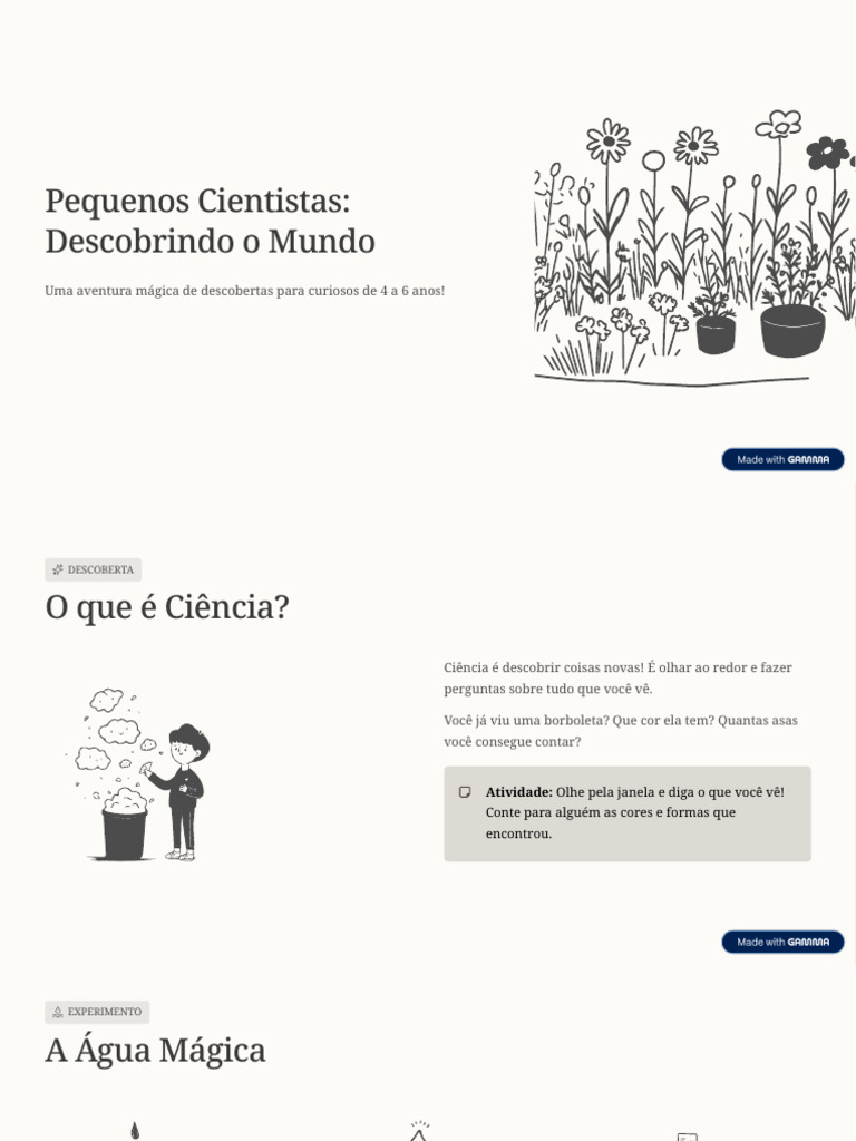 Pequenos Cientistas Descobrindo o Mundo | PDF | Céu | Sol