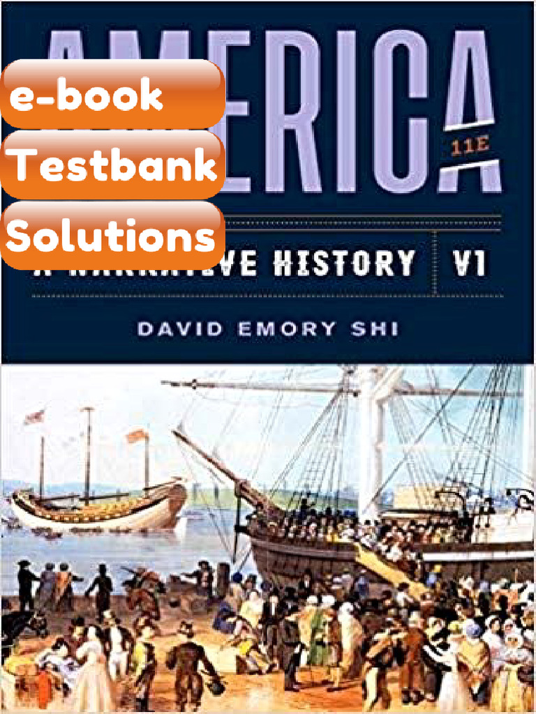Testbank ETextbook PDF for America a Narrative History Eleventh Edition ...