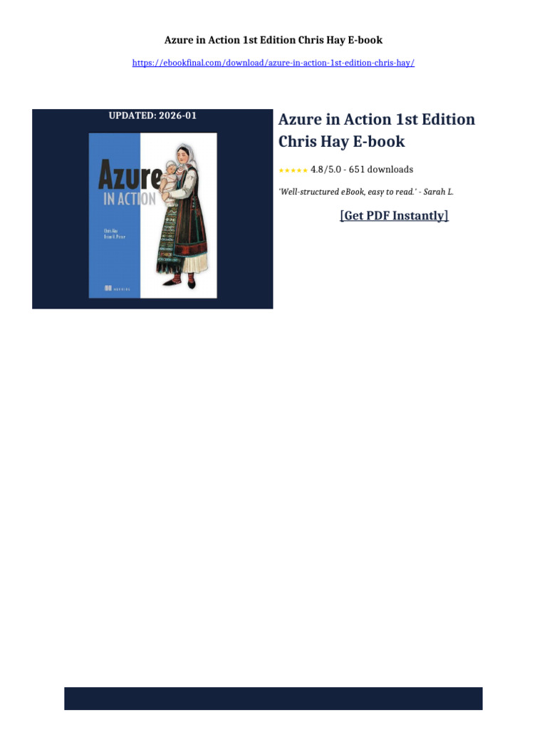 Azure in Action 1st Edition Chris Hay ebook comprehensive pdf version ...