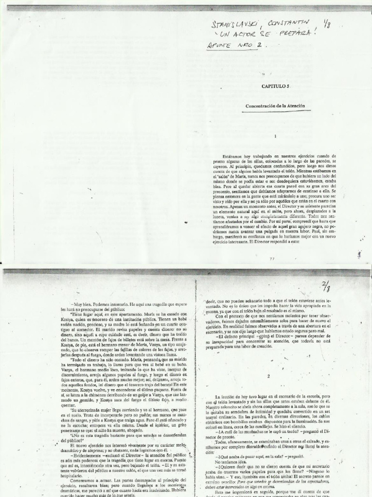 Apunte Nro 2 Concentración de La Atención (1) (1) | PDF