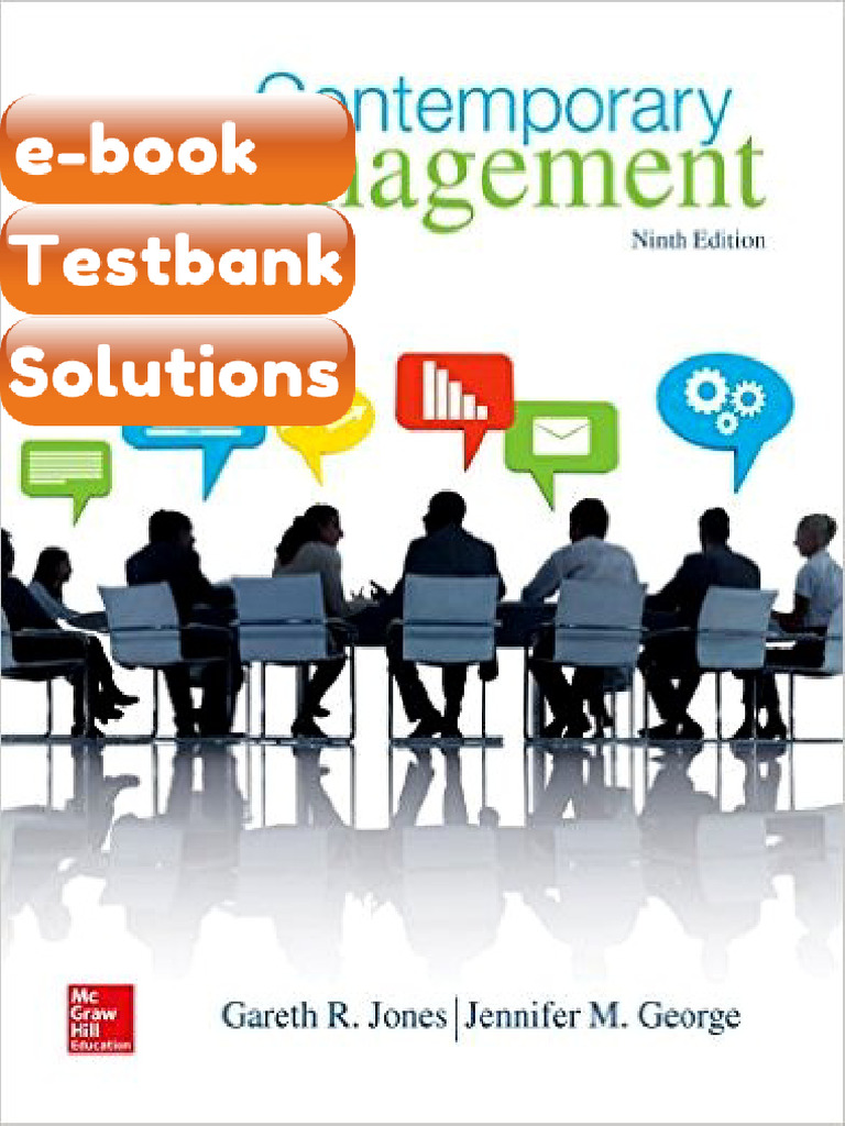 Testbank Contemporary Management 9th Edition Gareth Jones Download ...