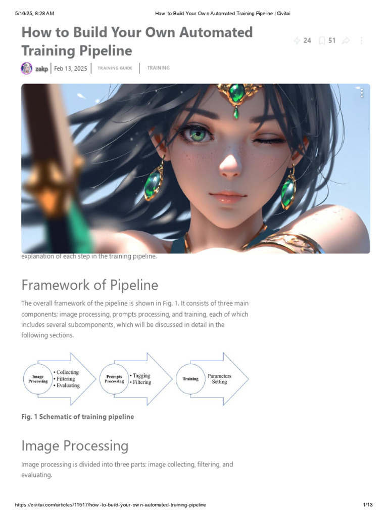 How to Build Your Own Automated Training Pipeline _ Civitai | PDF ...