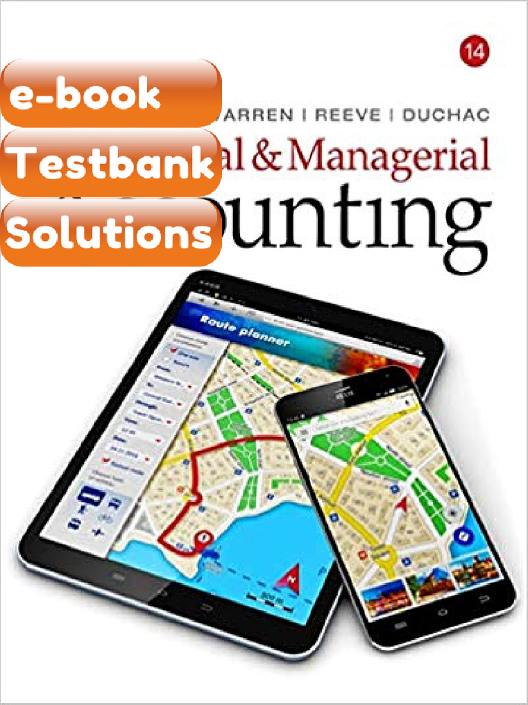 Testbank Financial Managerial Accounting 14th Edition by Carl Warren ...