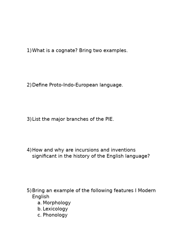 Test Modern English | PDF