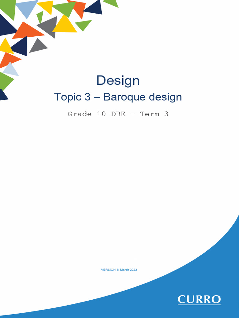 Design g10 Ieb Baroque Design | PDF | Baroque | Decorative Arts