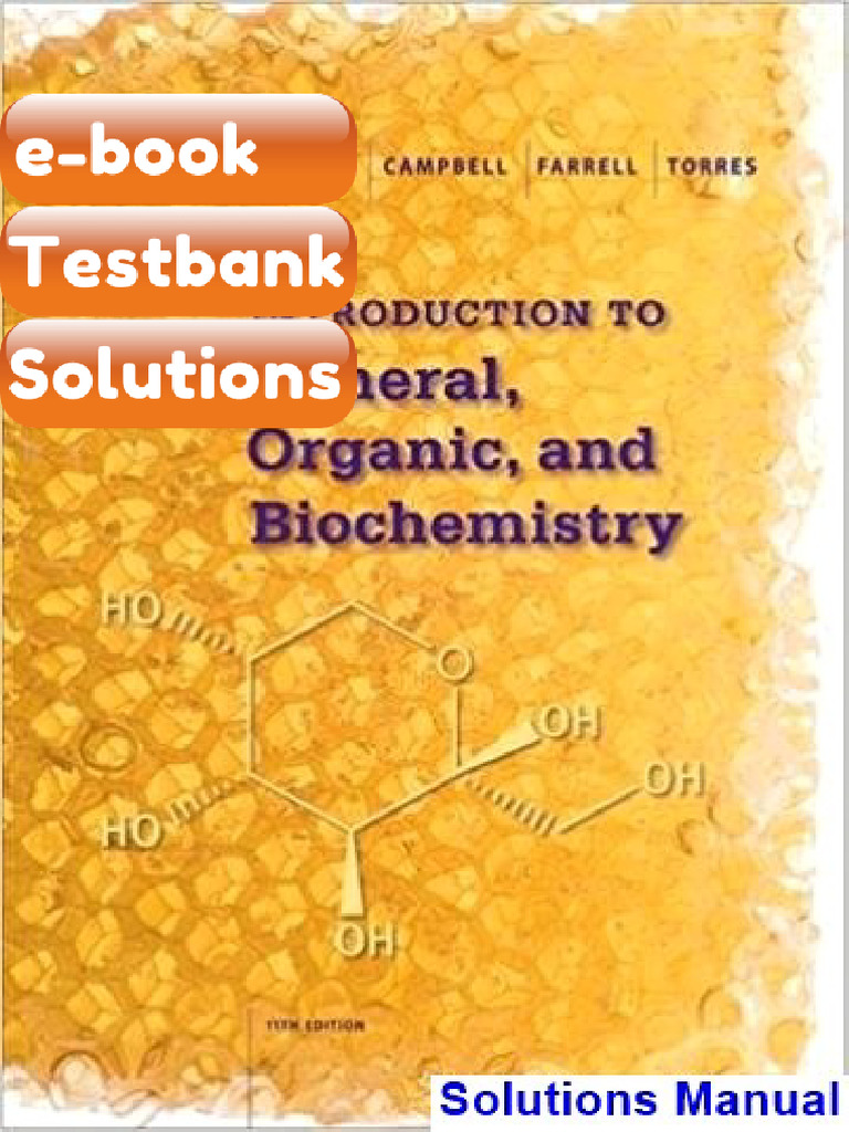 Testbank Introduction to General Organic and Biochemistry 11th Edition ...