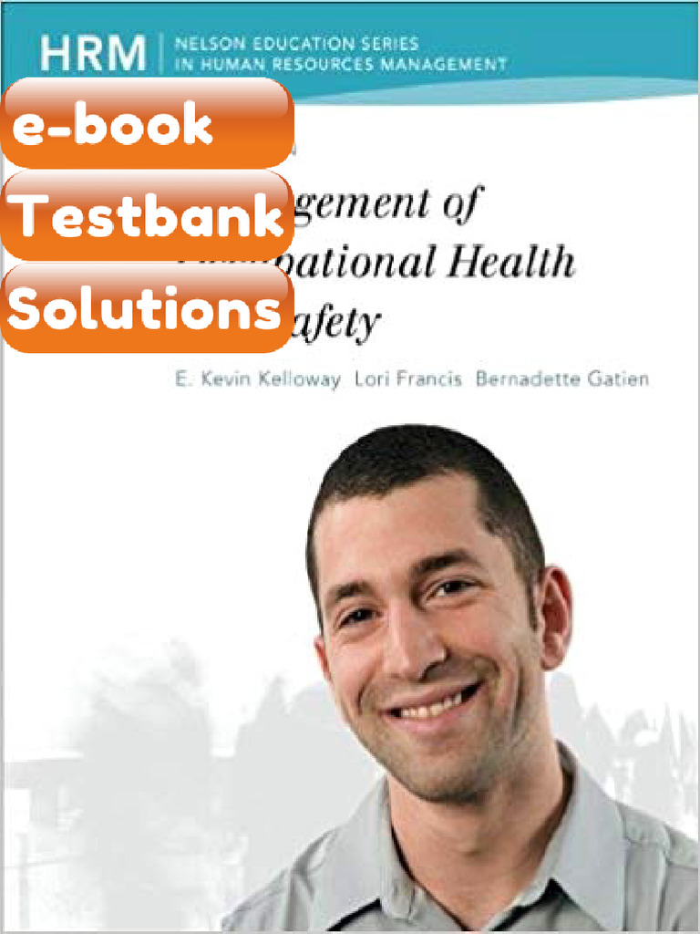 Testbank Management of Occupational Health and Safety 5th Edition E ...
