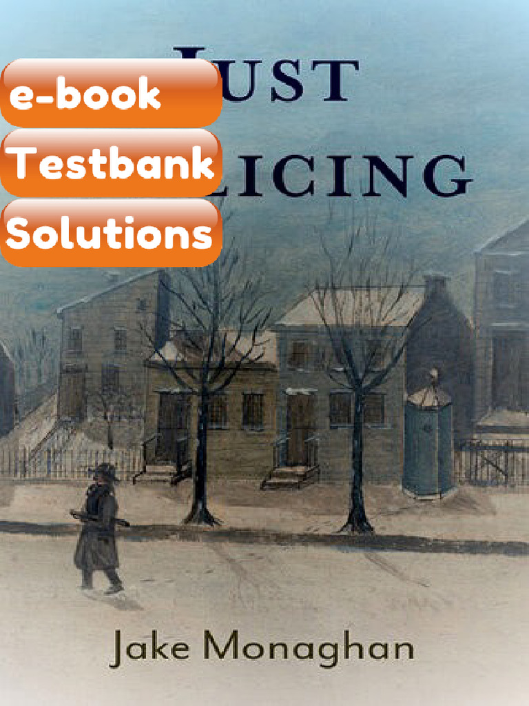 Testbank Just Policing Jake Monaghan | PDF | Subscription Business ...