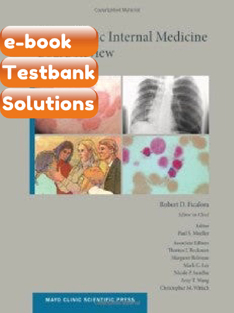 Testbank Mayo Clinic Internal Medicine Board Review 10th Download | PDF ...