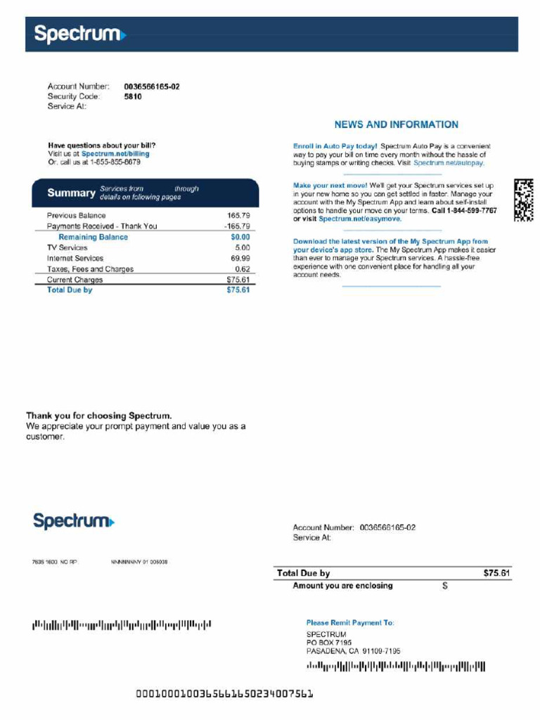 Spectrum Bill | PDF
