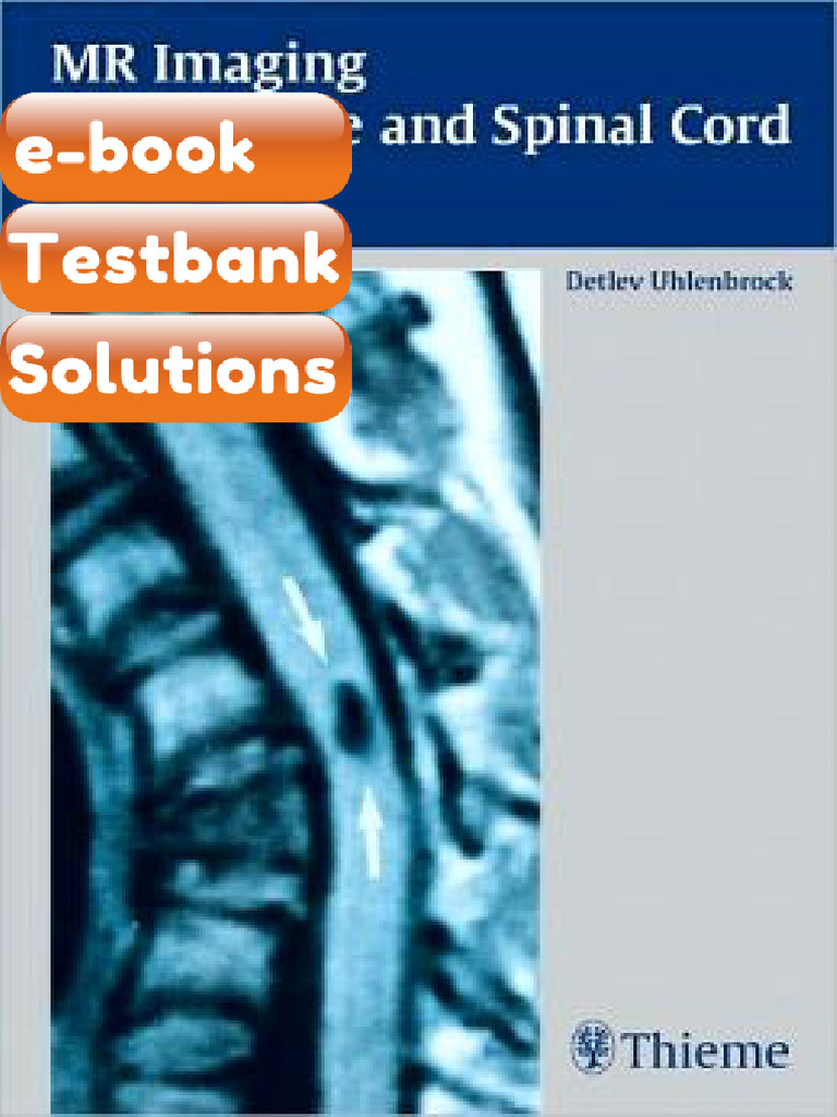 Testbank MR Imaging of The Spine and Spinal Cord Download | PDF ...