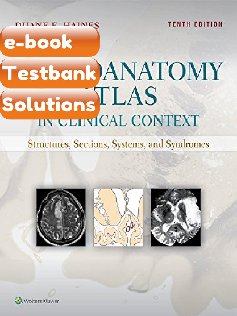Testbank Neuroanatomy Atlas in Clinical Context Structures Sections ...