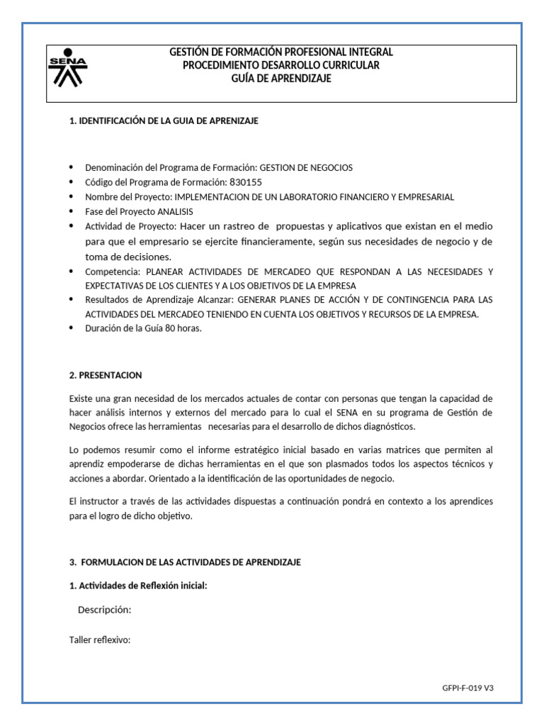 Formato Guia Aprendizaje F2-Planear El Mercado-Negocios - Matriz BCG ...