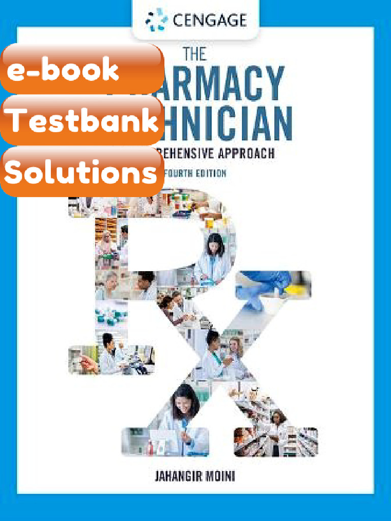 Testbank the Pharmacy Technician Comprehensive Approach 4th Edition ...
