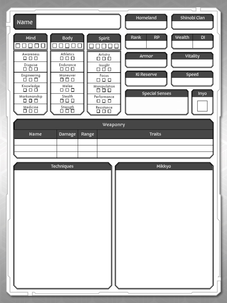 Shadow Scar - (R Talsorian Games) - Shadow Scar - Fillable Shadow Scar ...