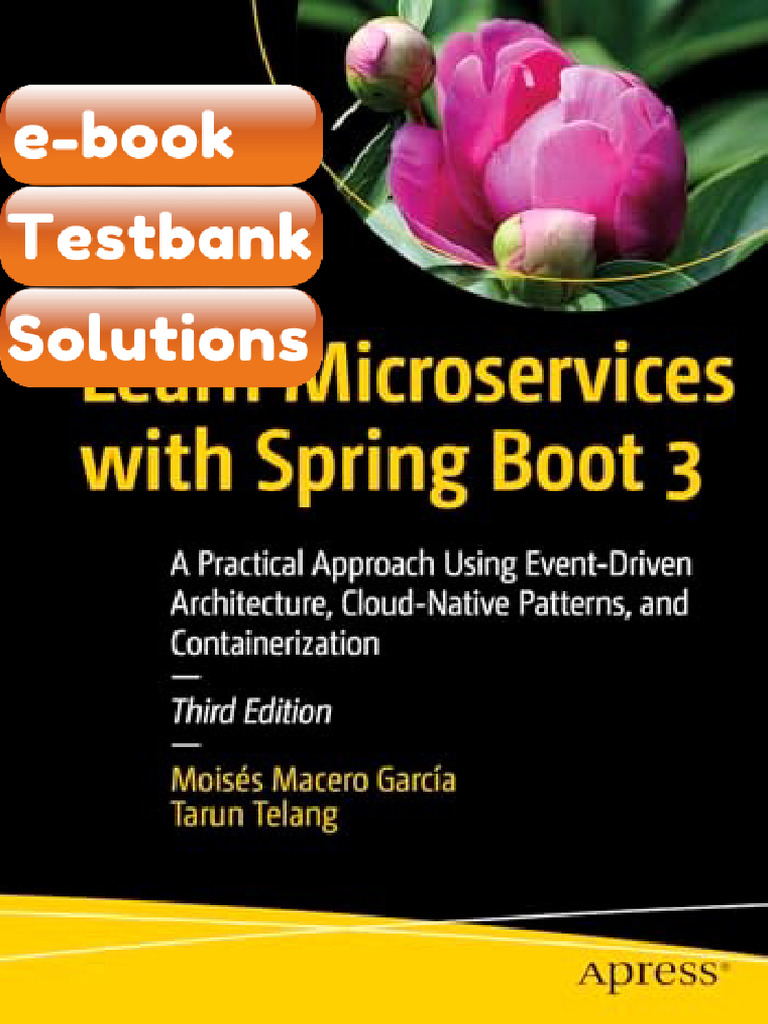 Testbank Learn Microservices With Spring Boot 3 Practical Approach ...