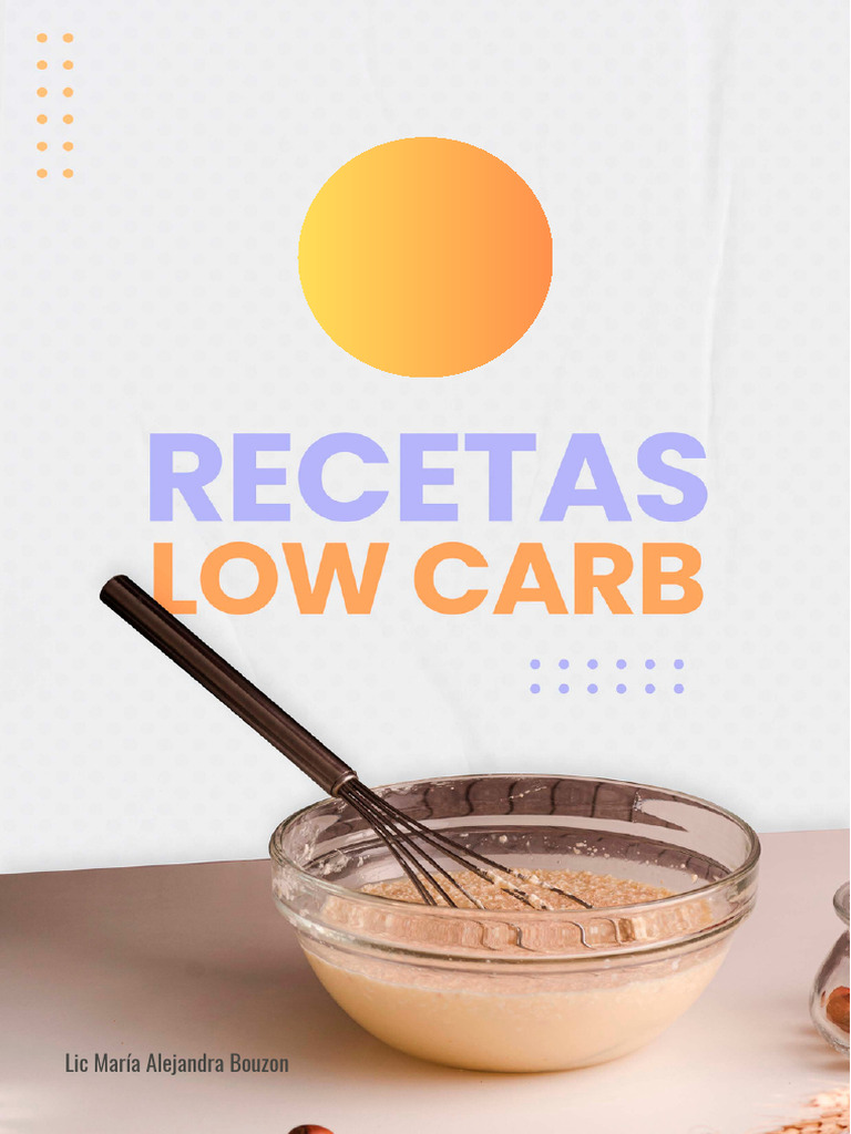 Grilla de Recetas Low Carb | PDF