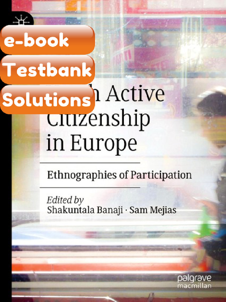 Testbank Youth Active Citizenship in Europe Ethnographis of ...