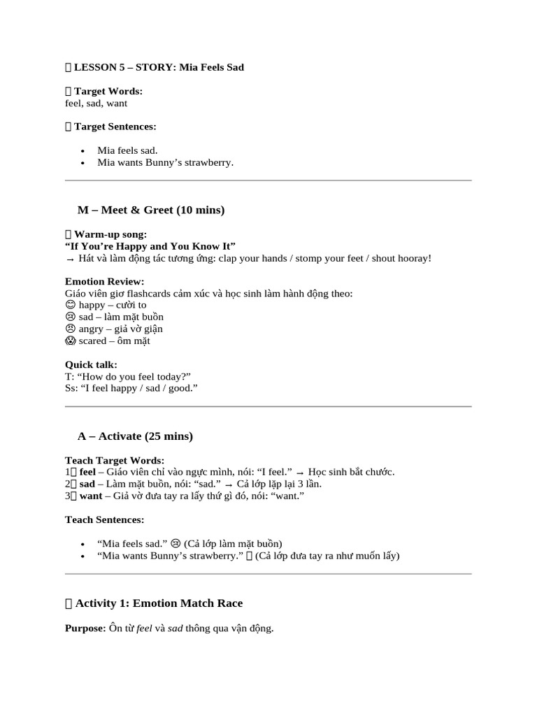 ? Lesson 5 | PDF