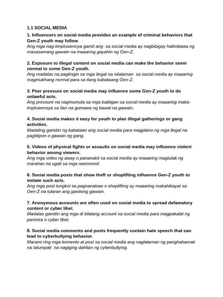 SURVEY - QUESTIONNAIRE - (With Filipino) | PDF
