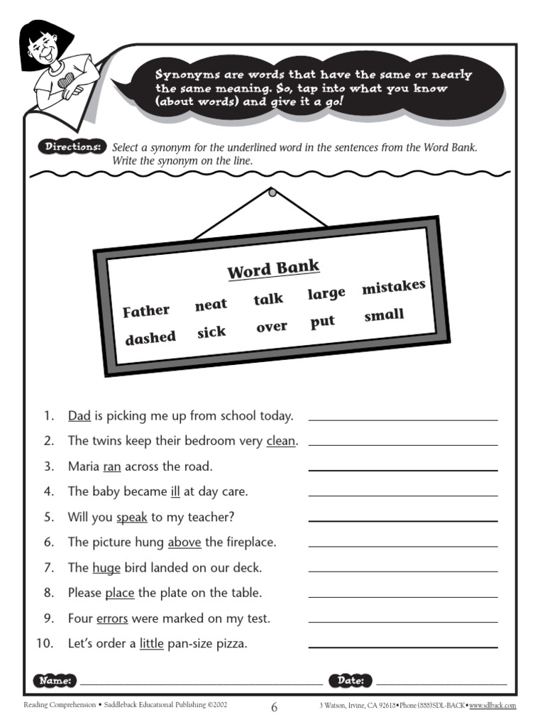 Reading Comprehension For Printing | PDF