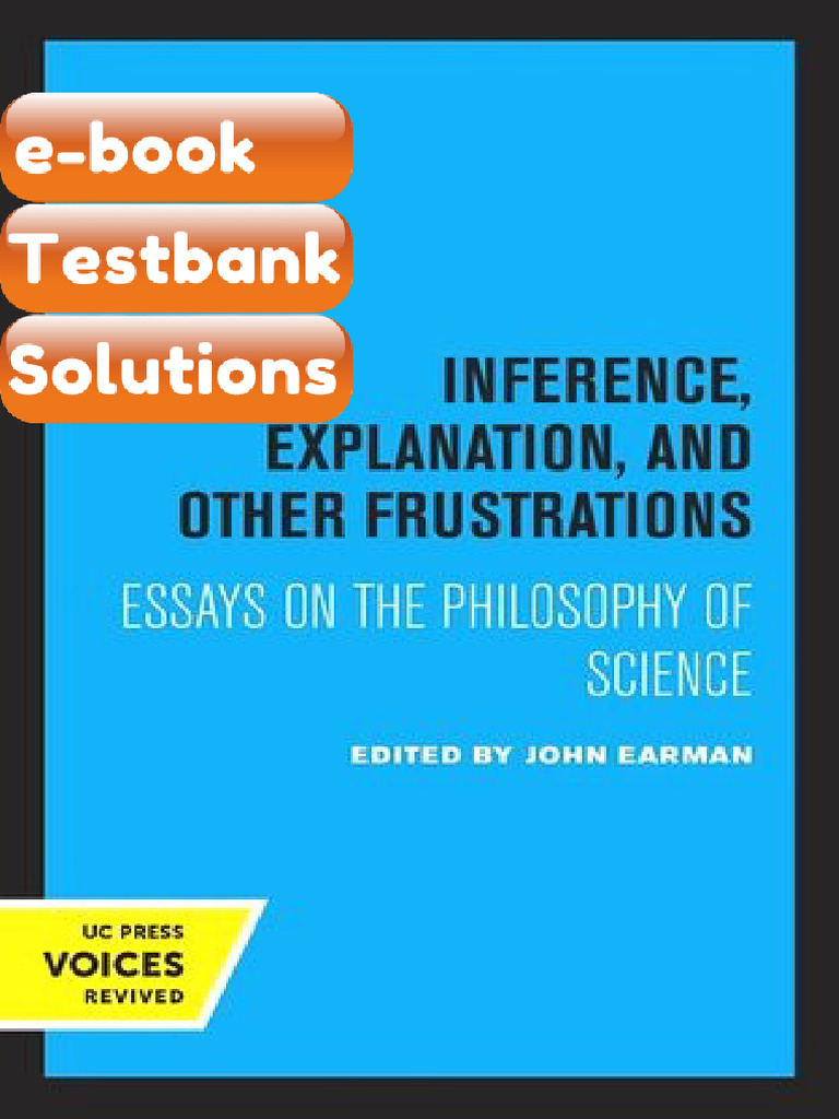 Testbank Inference Explanation and Other Frustrations Essas in the ...