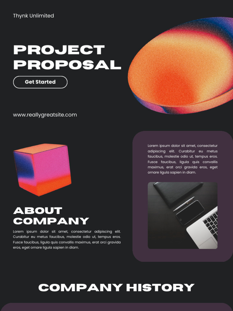 Black and Orange Modern Project Proposal Presentation - 20260205 ...