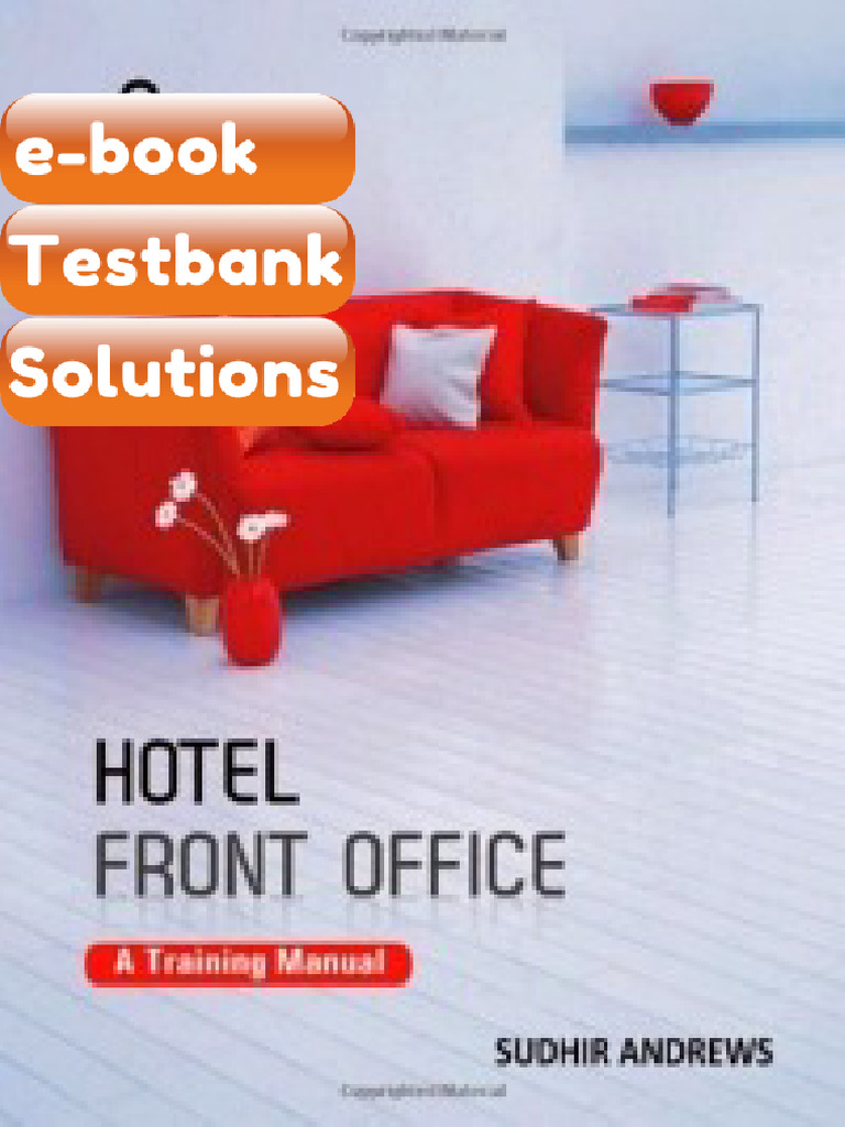 Testbank Hotel Front Office Training Manual Download | PDF ...
