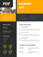 White Minimalist Graphic Designer Professional CV Resume | PDF