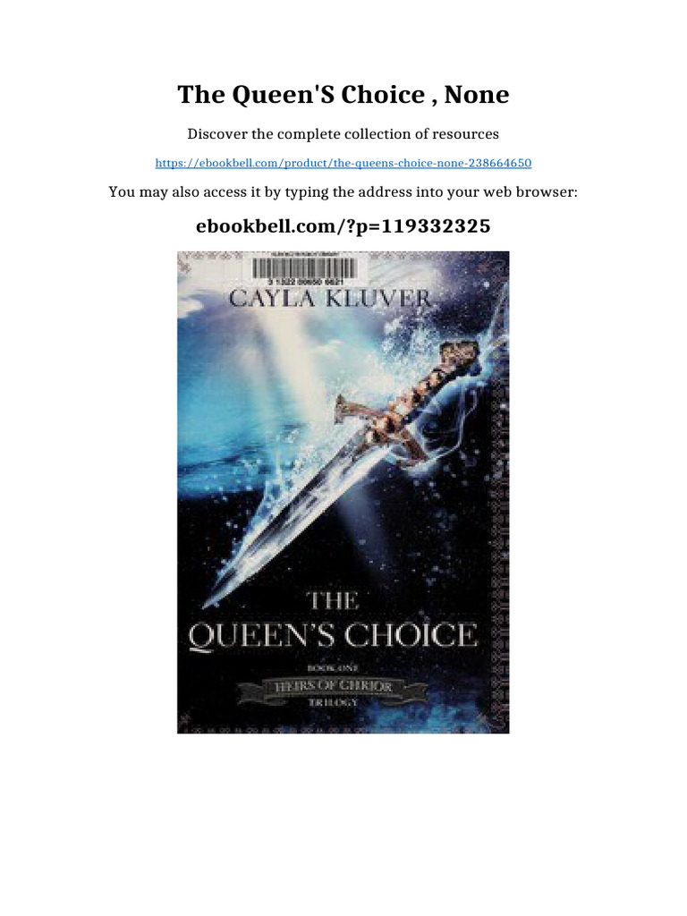 The Queen's Choice, None Full Chapters Instanly | PDF | Intellectual ...