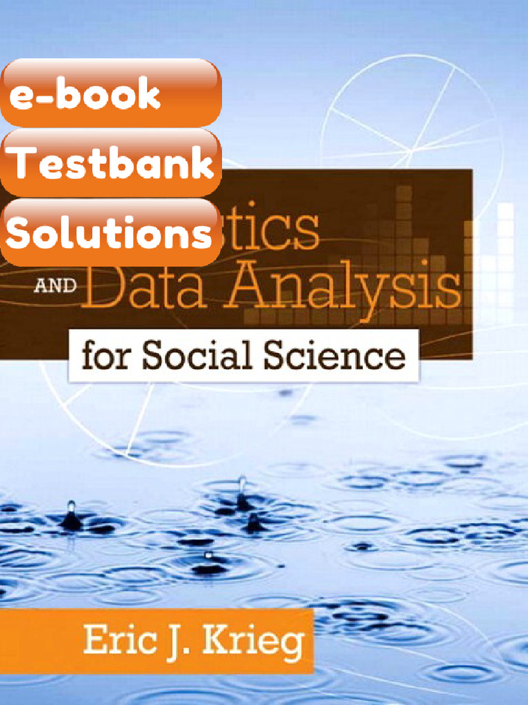 Testbank Statistics and Data Analysis for Social Science 1st Edition by ...