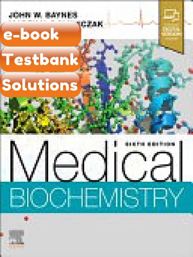 Testbank Medical Biochemistry 6th Sep 21 2022 John W Baynes Download ...