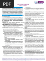 HDFC ERGO Optima Secure Policy Details | PDF | Insurance | Hospital