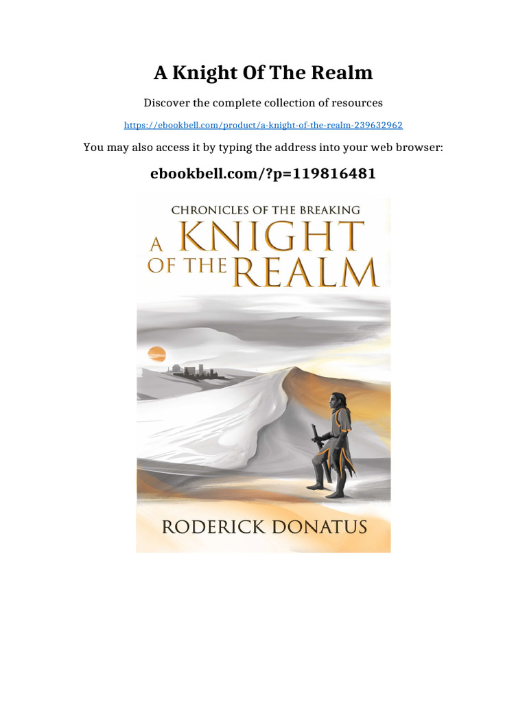 A Knight of The Realm Full Digital Chapters | PDF | Adipose Tissue ...