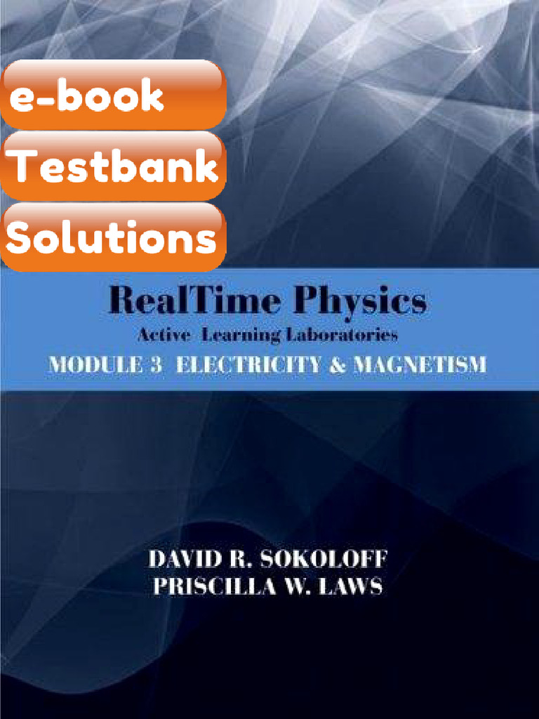 Testbank RealTime Physics Active Learning Laboratories Module 3 ...