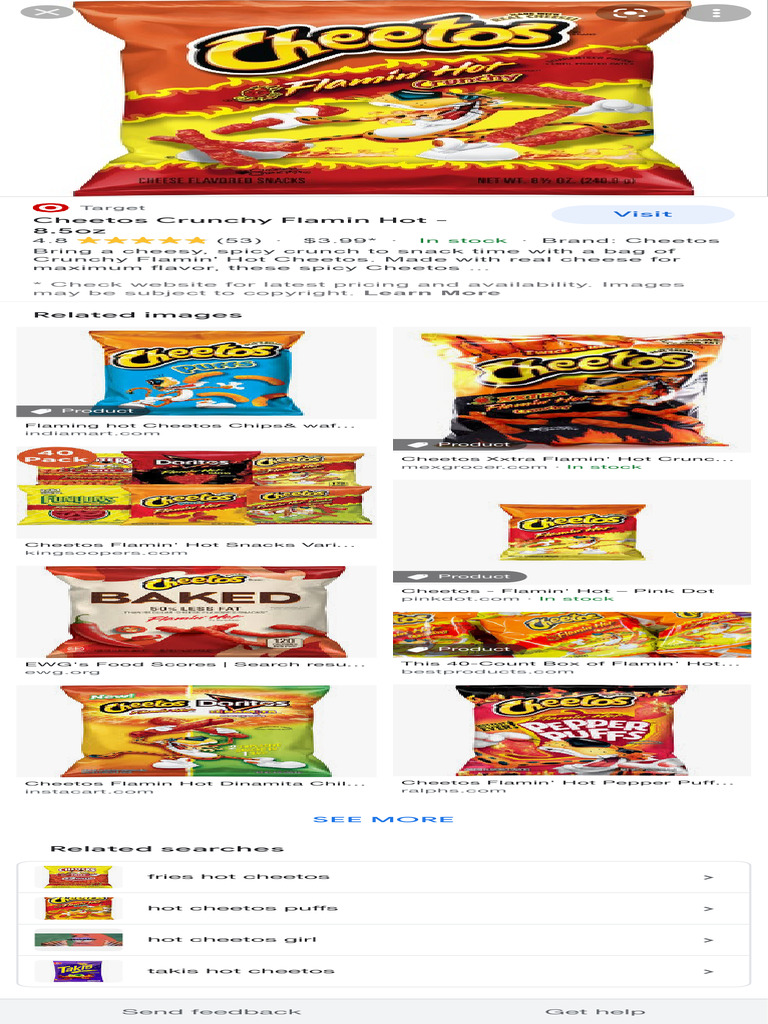 Flaming Hot Cheetos - Google Search | PDF