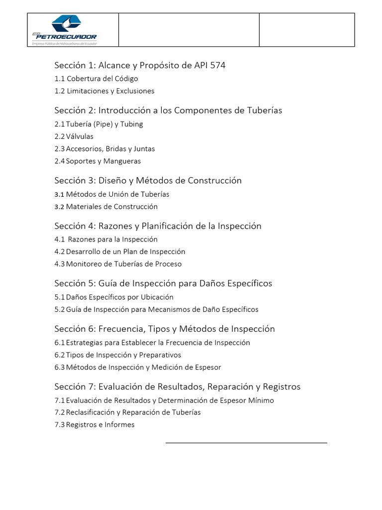 Silabus API 574 | PDF