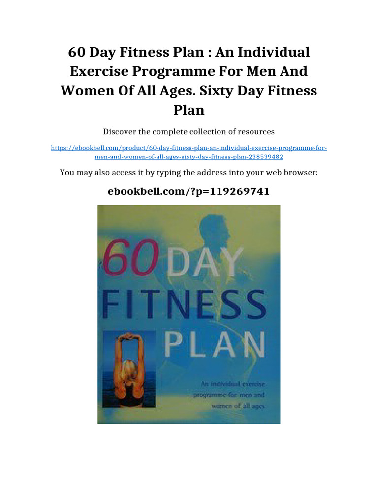 60 day fitness plan : an individual exercise programme for men and ...