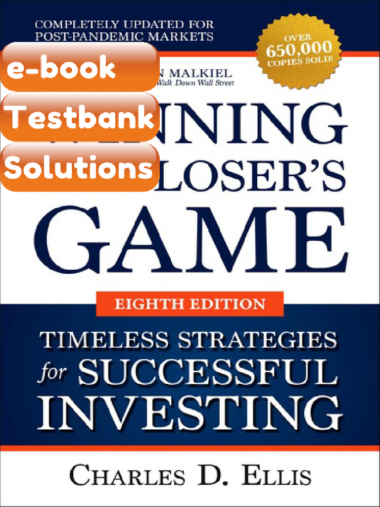 Testbank Winning the Losers Game Charles D Ellis | PDF | Subscription ...