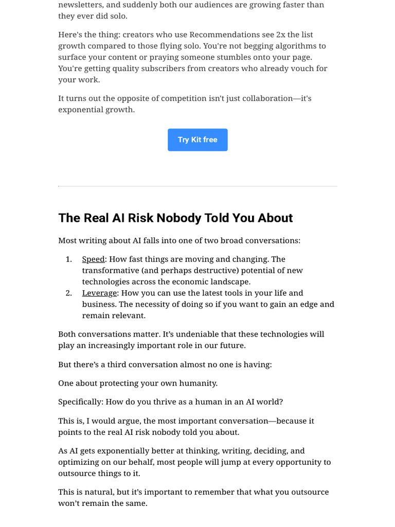4 Principles to Protect Your Brain Against AI | PDF | Thought ...