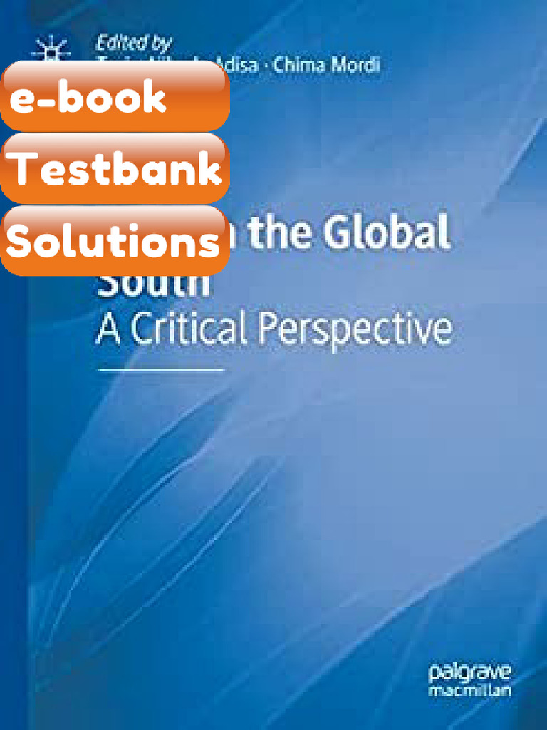 Testbank HRM in The Global South Critical Perspective Toyin Ajibade ...