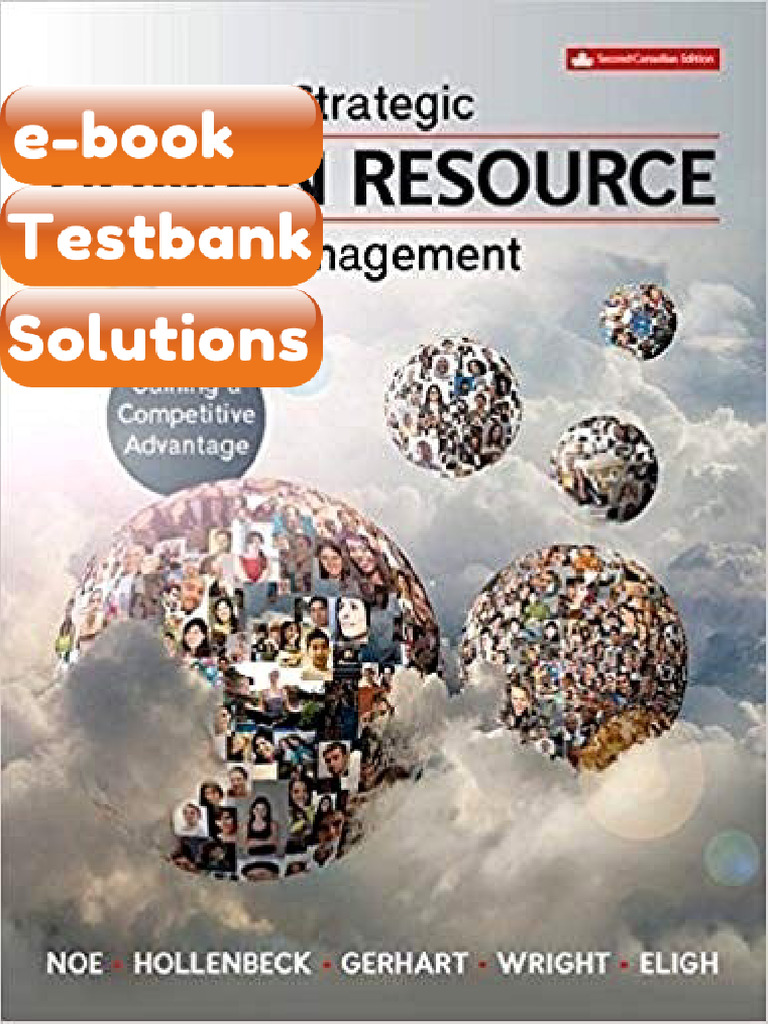 Testbank Strategic Human Resource Management Gaining a Competitive ...