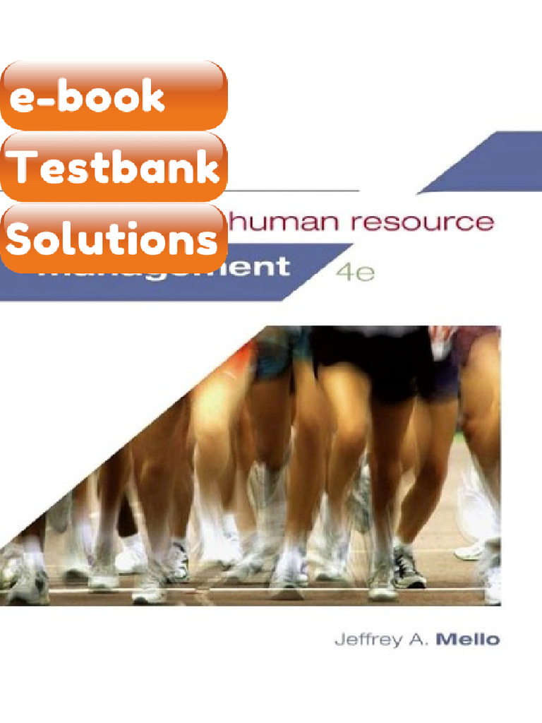 Testbank Strategic Human Resource Management 4th 4E Fast Download | PDF ...