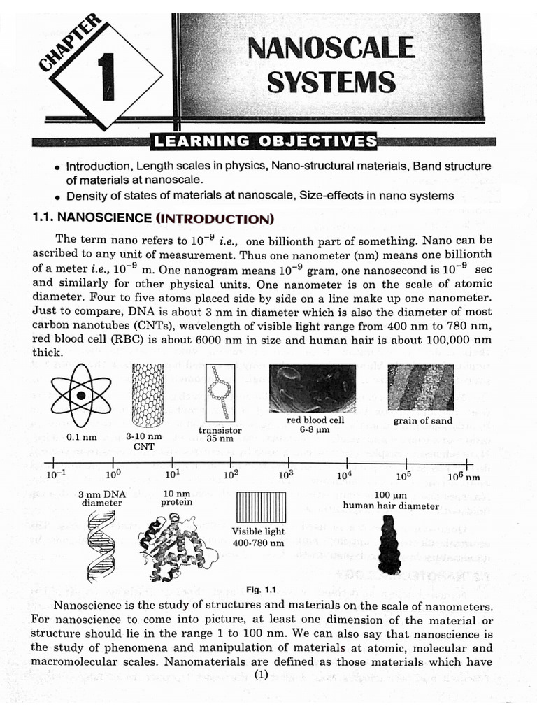 1 Nanoscale Systems - Introduction | PDF